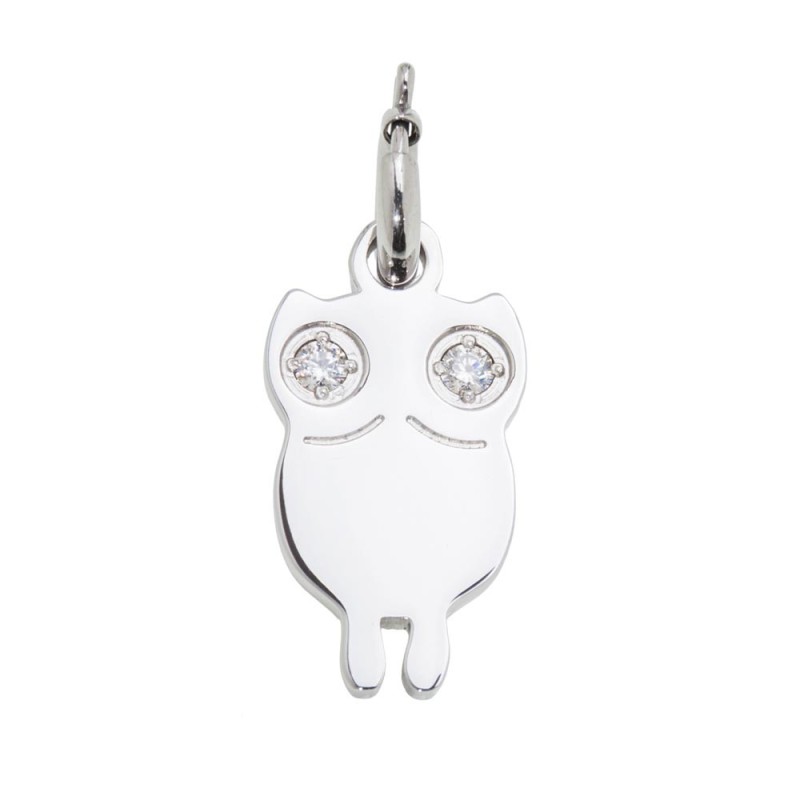 Charm bimbo cuore smalto azzurro | Marlù Gioielli